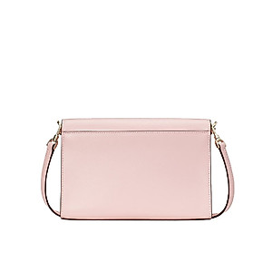 Kate Spade Carson Saffiano Leather Convertible Crossbody Bag (Chalk pink)