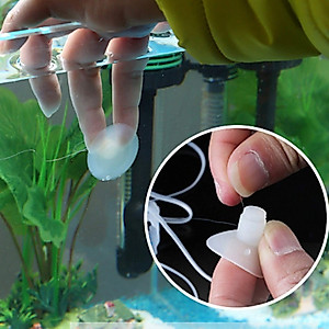 JONJUMP Artificial Glowing Effect Jellyfish Fish Tank Aquarium Decor Mini Submarine Ornament Decoration Aquatic Pet Supplies