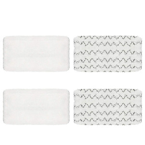 4 Pack Steam Mop Pads for Bissell Symphony 1252 1606670 1543 1652 1132 1530 11326 Vacuum and Steam Mop, Bissell 2747A Replacement Pads, Bissel Symphony Pet Mop Pads, Microfiber Washable & Reusable