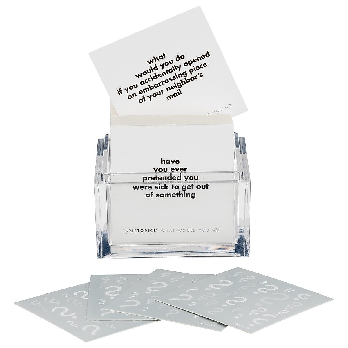 TableTopics What Would You Do - 135 Provocative Conversation Starter Questions for Parties. Spark Lively Debates about Sticky Situations