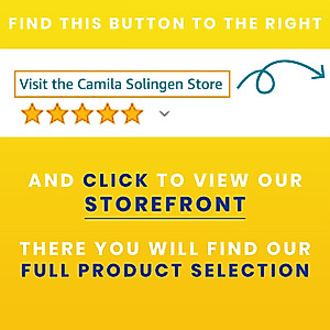 Camila Solingen CS31 3 1/2" Gold Tipped, Surgical Grade, German Stainless Steel Tweezers (Straight) - Flawless Facial Hair and Eyebrow Shaping and Removal for Men/Women