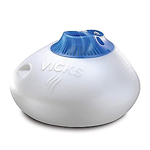 Vicks Warm Steam Vaporizer, Small to Medium Rooms, 1.5 Gallon Tank – Warm Mist Humidifier for Baby and Kids Rooms with Night Light, Works with Vicks VapoPads and VapoSteam
