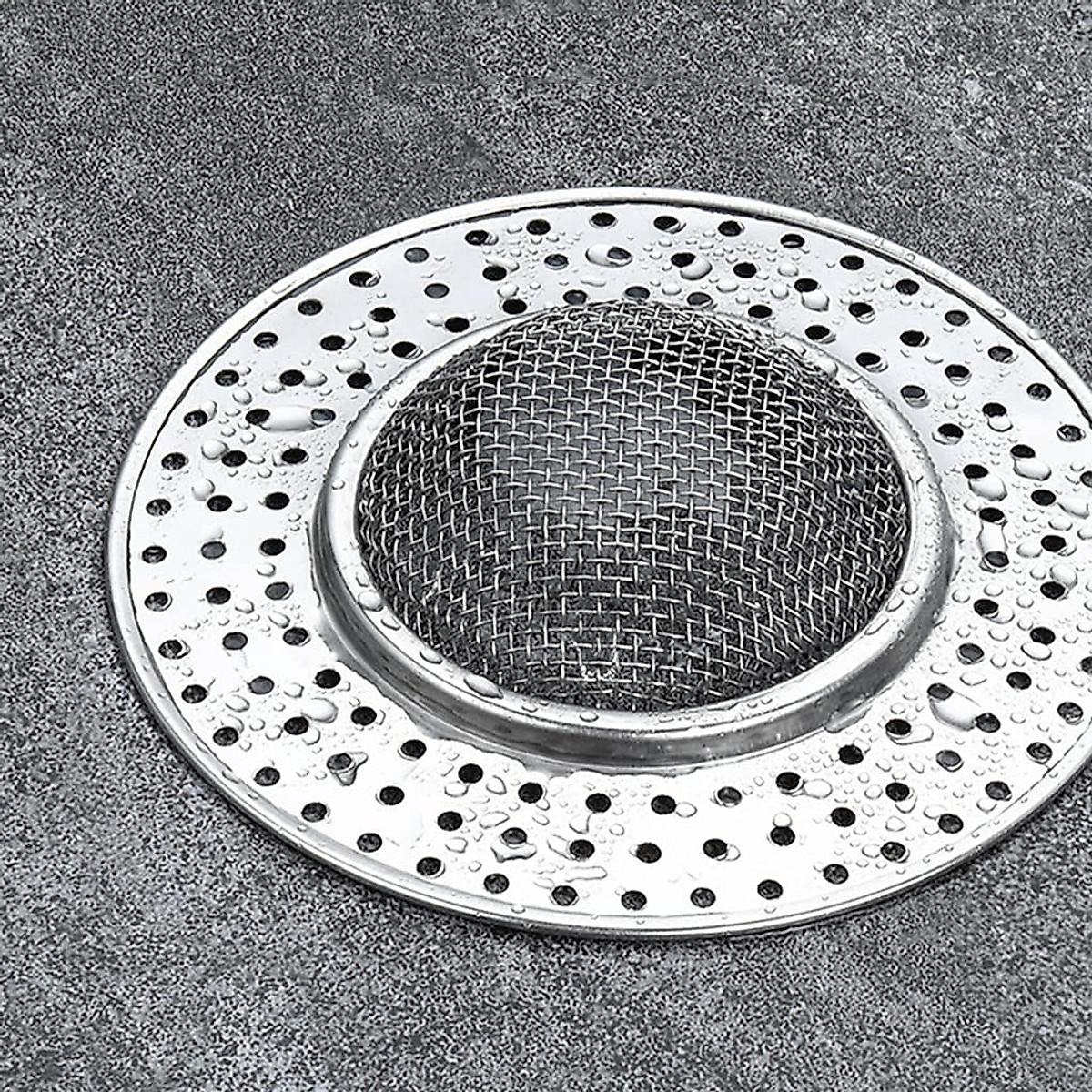 XANHOY Mesh Sink Filter Anti-Clogging Shower Hair Catcher Drain Cover Floor Drain Strainers For Bathroom Bathtub Kitchen Drain Mesh Screen Cover Bathroom Sink Strainer Small Filter Bath Tub