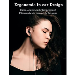 USB C Earphones, DUKABEL USB Type C Headphones with Microphone, 4FT USB C In-Ear Earbuds for Samsung S21 S22 S23 DAC Stereo USB C Wired Earbuds for Android Smartphone Galaxy S20 FE Note 20 Pixel 7 Pro