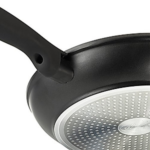 Zyliss Ultimate Non-Stick Frying Pan, 24cm/9.5in, Forged Aluminium, Black, 3X Layer Rockpearl Plus Non-Stick Technology, PFOA Free Suitable for All Hobs Including Induction