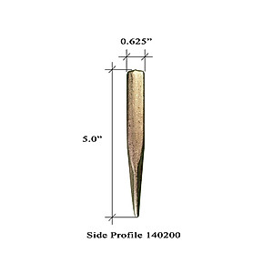 8 Pengo 1650 Fast Lock MD Utility Auger Dirt Teeth - 140200