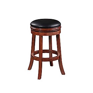 Boraam Backless Bar Height Stool, 29-Inch, Cherry