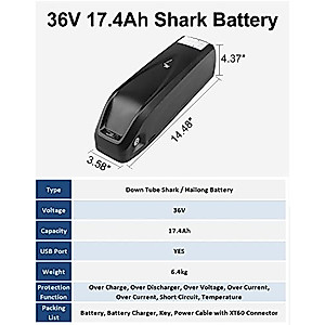 BAFANG BBS02B 36V 500W Mid Drive Motor : Electric Bike Conversion Kit with 500C Display & 36T Chainring for Mountain Bicycle Road Bicycles Commuter Bikes (NO Battery)