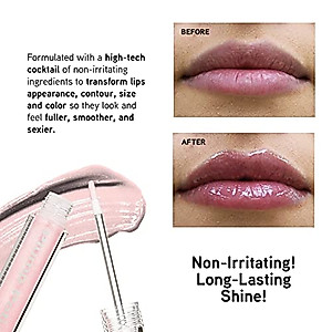 Physicians Formula Lip Plumper Gloss Formula Plump Lip Potion Needle-Free Lip Plumper Gloss Cocktail Shade Extension,Pink Crystal Potion,Lip Enhancer,Fuller Lips