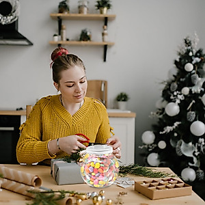 UPKOCH 3pcs Clear Tea Jars Candy Holder with Lid Plastic Sweet Jars Small Jar with Lid Dry Food Jar Small Cookie Container Small Holders Party Cookie Holder Candy Jar Mini Items Jar