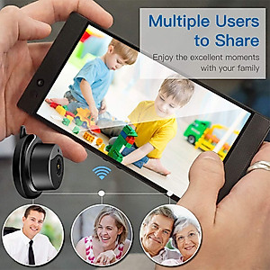 Veroyi Mini IP Camera WiFi Home Security Surveillance Nanny Camcorder with 2 Way Audio Motion Detection Night Vision