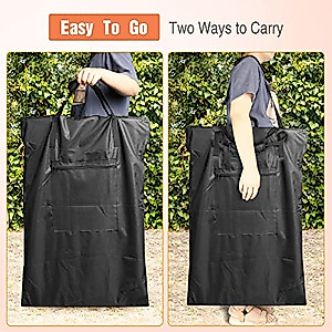 Yoyong Solar Panel Storage Bag, Carry Bag for RV Solar Panel Kits Portable Solar Panel Carrier Protective Case Black - 50" X 5.1"X 29"