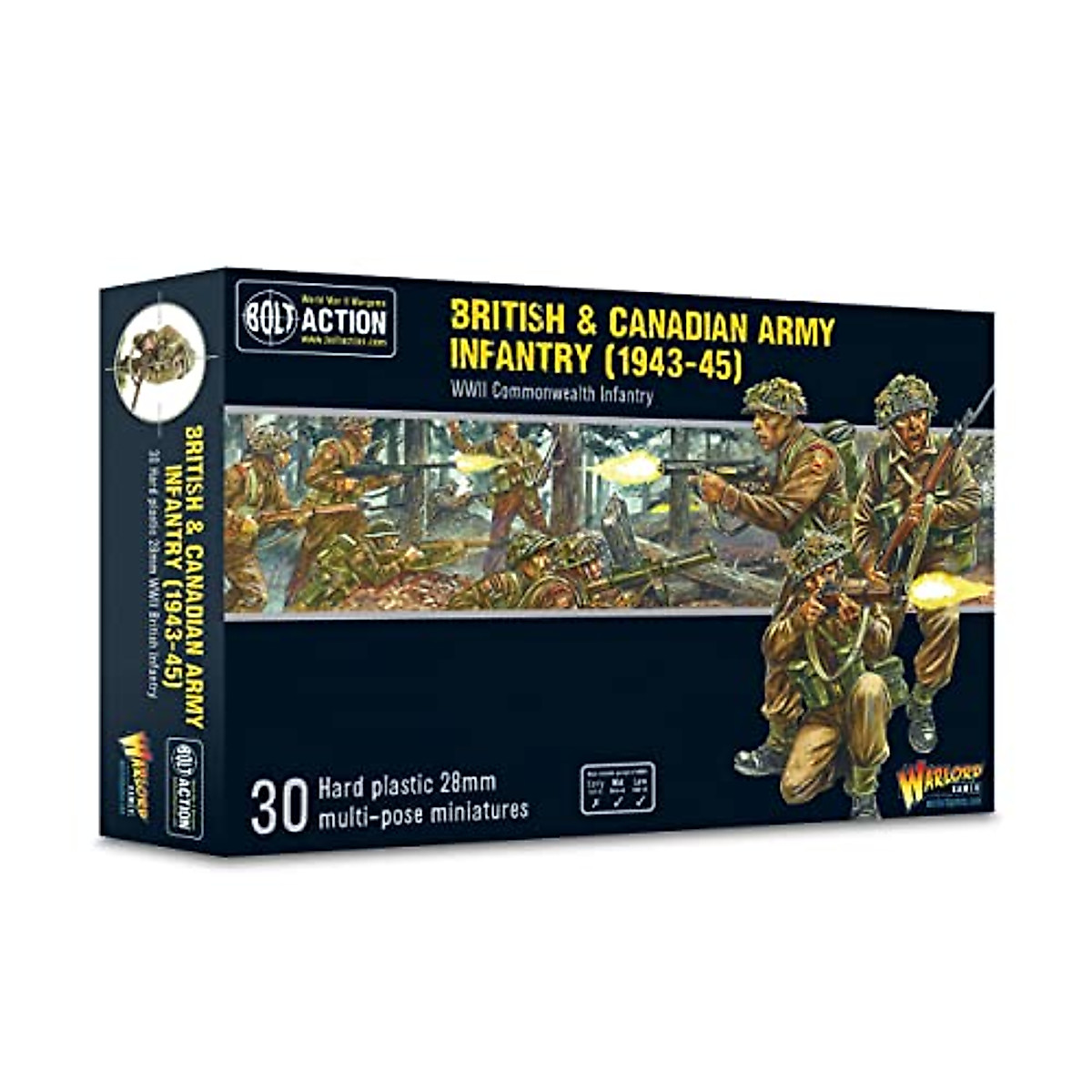 Warlord Games British & Canadian Army Infantry (1943-45)