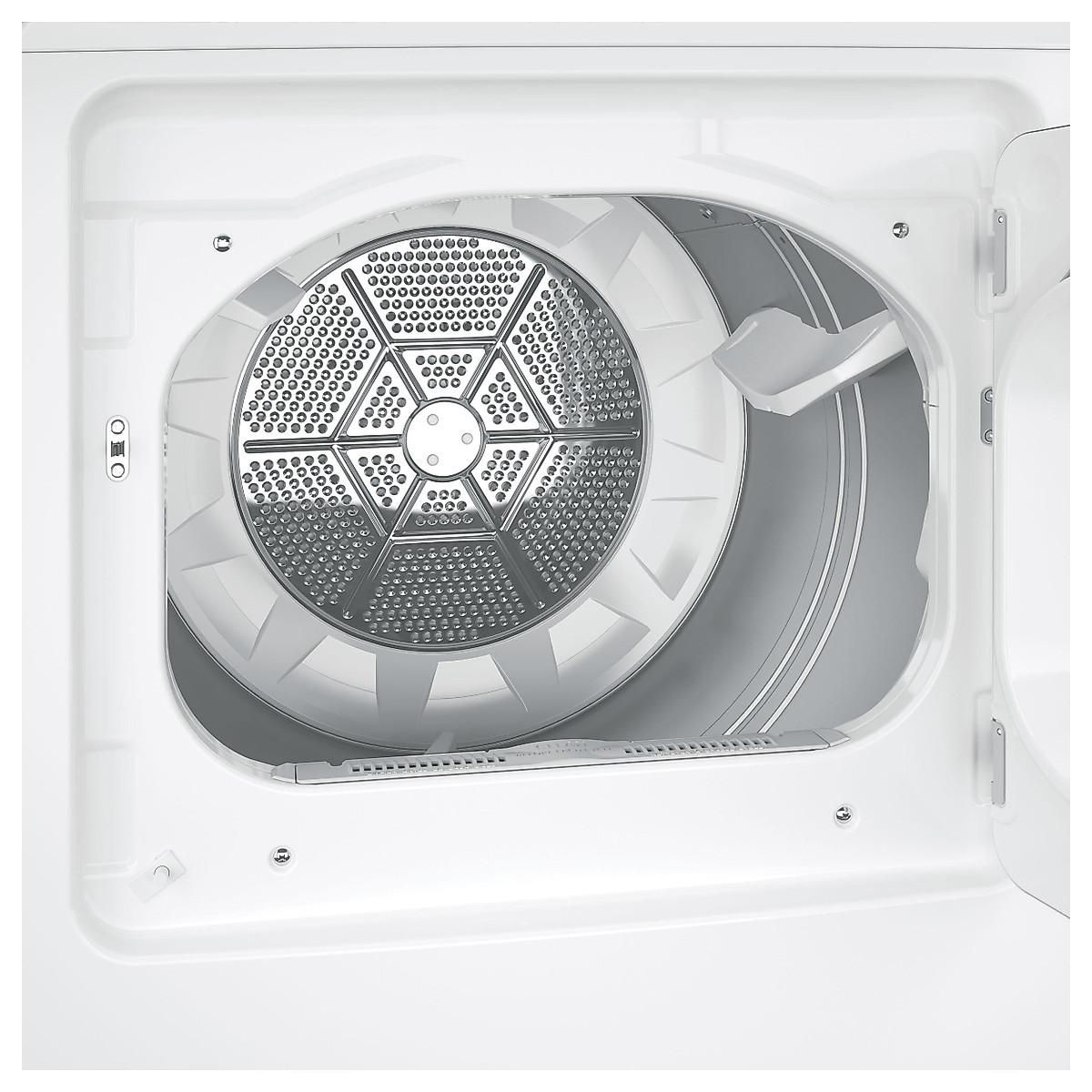 GE GTD45EASJWS Aluminized Alloy Drum Electric Dryer with HE Sensor Dry, 7.2 Cu. Ft. Capacity, White