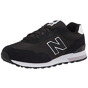 New Balance Women's 515 V3 Sneaker, Black/Nb White, 8