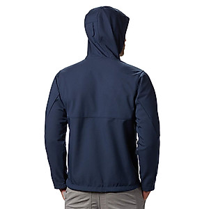 Columbia Men's Ascender Hooded Softshell Jacket, Collegiate Navy, X-Large