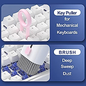 LA BARFUMERIE Electronics Cleaner Kit. Keyboard Brush, Airpod Cleaning Tool, Phone Screen Cleaner. for Computers, MacBooks, Laptops, Airpods Pro, Headphones.