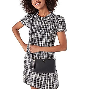 Kate Spade New York Ivy Street Amy Leather Crossbody Bag Purse in Black