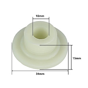 Patio, Lawn & Garden 1pc/10pcs 2 Teeth Oil Pump Worm Drive Gear Fit 3800 Chainsaw 3800 38CC 2-Stroke Small Chainsaws Parts Outdoor Powertool Parts & Accessories (Color : 10pcs)