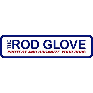 The Rod Glove Standard Casting Rod Glove | 5.25' Fishing Rod Sleeve That Fits Rods 6.5' - 7.5', The Original Nylon Mesh Rod Protector