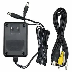Universal AV Cable & AC Power Cord Bundle for SEGA Genesis 1 (Model: 1601)