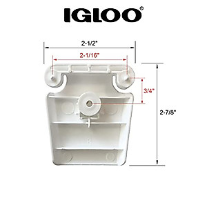 Igloo Set of 2 Cooler Latch Posts & Screws (Part #24013)