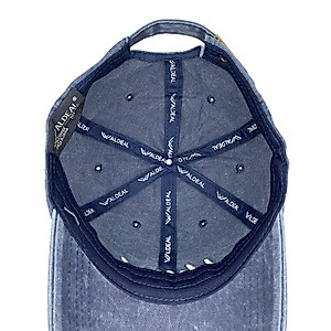 Waldeal Women's Embroidered Blessed Washed Cotton Dad Hat Low Profile Baseball Cap Navy