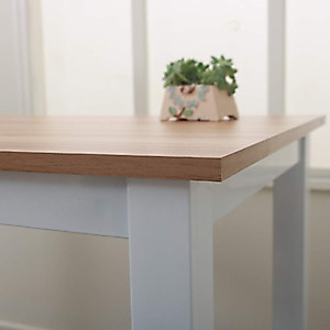 VitmiT Computer Gaming Desk 43.3" Home Office Desk Oak Computer Table for Computer Table Office Workstation Study Table Writing Desk Gaming Desk