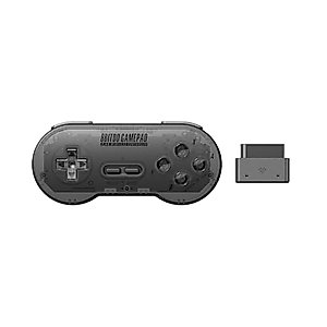 8Bitdo Sn30 2.4G Wireless Gamepad for Original SNES/Sfc (Transparent Edition)