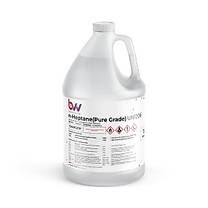 BEST VALUE VACS Lab Grade N-Heptane - Ultra High Purity Solvent - 99.3% Pure Dissolving Heptane Solution - 1 Gallon