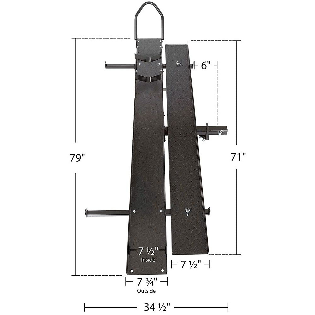 Black Widow MCC-600 Heavy Duty Steel Motorcycle Carrier