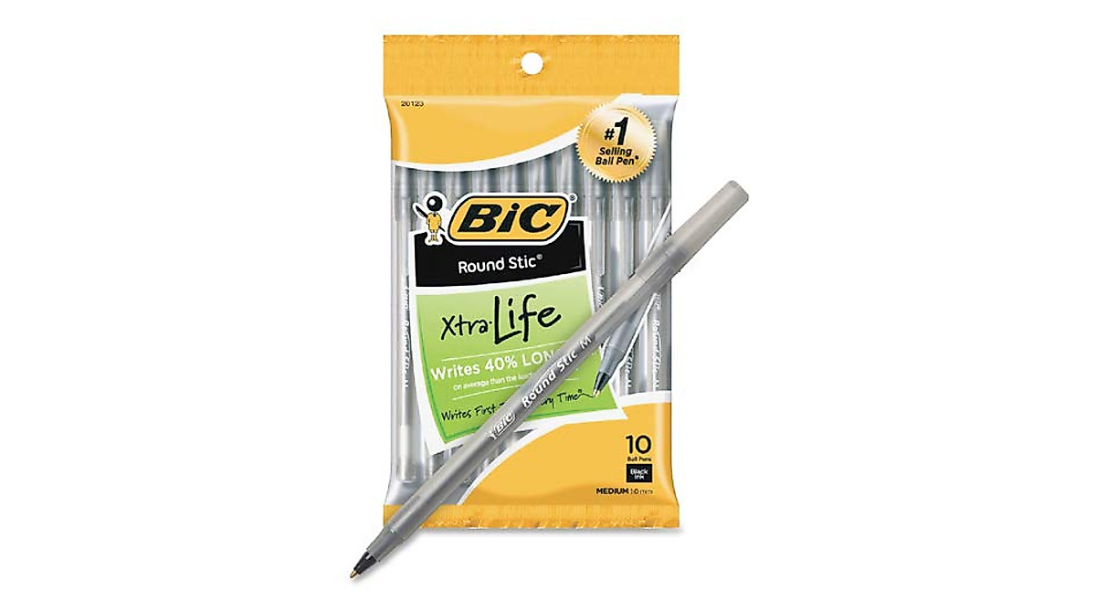Bic Xtra Life Pens - 10 Pack for Long-Lasting Writing