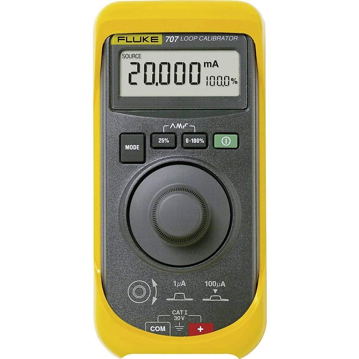 Fluke FLUKE-707 707 Loop Calibrator with Quick Click Knob, 28V Voltage, 24mA Current, 0.015 percent Accuracy