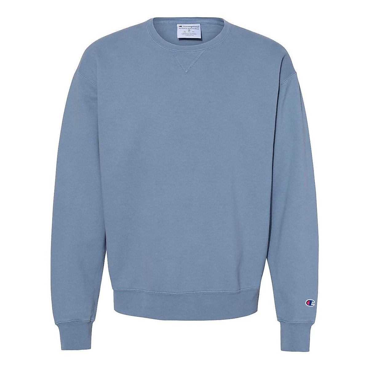 Champion Garment Dyed Crewneck Sweatshirt XL Saltwater