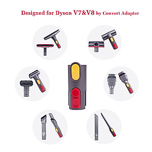 I clean 7packs Dyson v7 attachments, Compatible with Dyson V8, V8 Absolute,V7,V6,DC59,DC44,DC35,DC24,DC16,DC62,DC39,V10, V10 Absolute, V11Animal Cord-Free Vacuum Parts