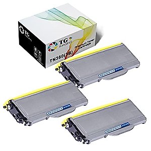 TG Imaging (3xBlack) Compatible Toner Cartridge Replacement for Brother TN360 TN-360 TN 360 for use in DCP-7040 DCP-7045N HL-2140 HL-2150N HL-2170w MFC-7320 MFC-7340 MFC-7345DN MFC-7345N Printer