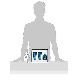 Versace EROS Gift Set for Men 1.7 oz EDT + 1.7 oz Shower Gel + 1.7 oz Aftershave Balm, Combo