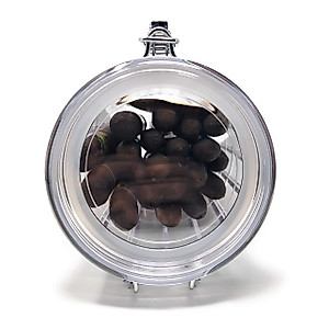 Crystal Cut Acrylic Cigar Humidor Jar with Boveda 69% 2-Way Humidity System, 25 Cigar Capacity