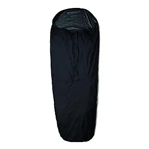 Snugpak Special Forces Bivvi Bag, Emergency Survival Bivy with Half Length Center Zip, Black
