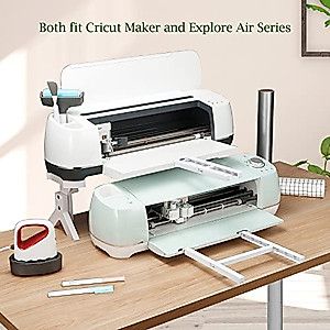 Extension Tray for Cricut Maker 3/Maker and Explore Air/2/3, Cutting Mat 12x12 Holder for Cricut Maker and Explore Air Series, Tray Extender Compatible with Cricut Mat