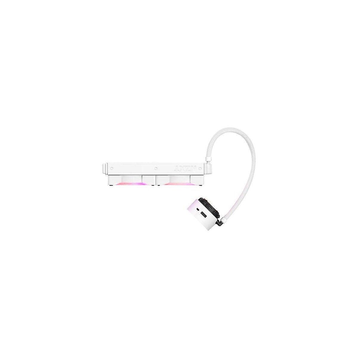 NZXT Kraken Z53 RGB 240mm - RL-KRZ53-RW - AIO RGB CPU Liquid Cooler - Customizable LCD Display - Improved Pump - Powered by CAM V4 - RGB Connector - Aer RGB 2 120mm Radiator Fans (2 Included) - White