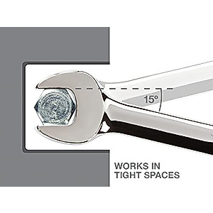 TEKTON 1/2 Inch Stubby Combination Wrench | 18047