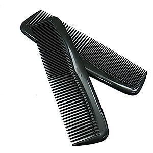 Pocket Combs Hair Care Pack of 15 Combs - unbreakable, Black, One Size
