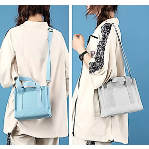 Tote Bag Women Canvas Handbag Hobo Crossbody Bag for Women Canvas Shoulder Bag Purse Mini Tote