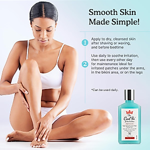 Shaveworks The Cool Fix Aftershave for Women: Pubic Hair Removal, Razor Bumps, Razor Burns, Ingrown Hair Treatment – After Shaving Post Waxing Bikini Area Moisturizing Skin Care Gel 5.3 Fl Oz