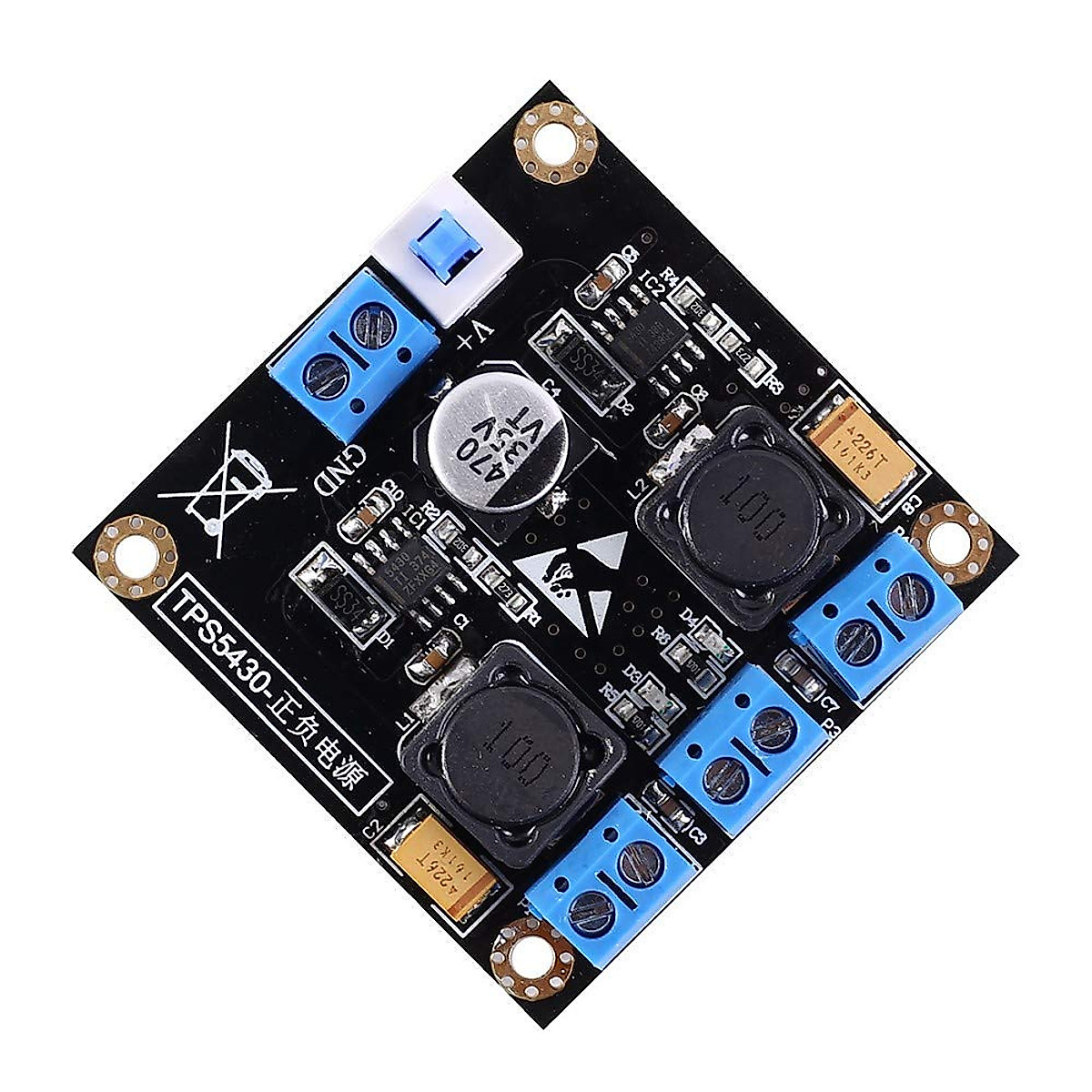 DONGKER TPS5430 Voltage Regulator Module,DC-DC -12V 12V Positive Negative Dual Output Module Power Supply Module with Switching