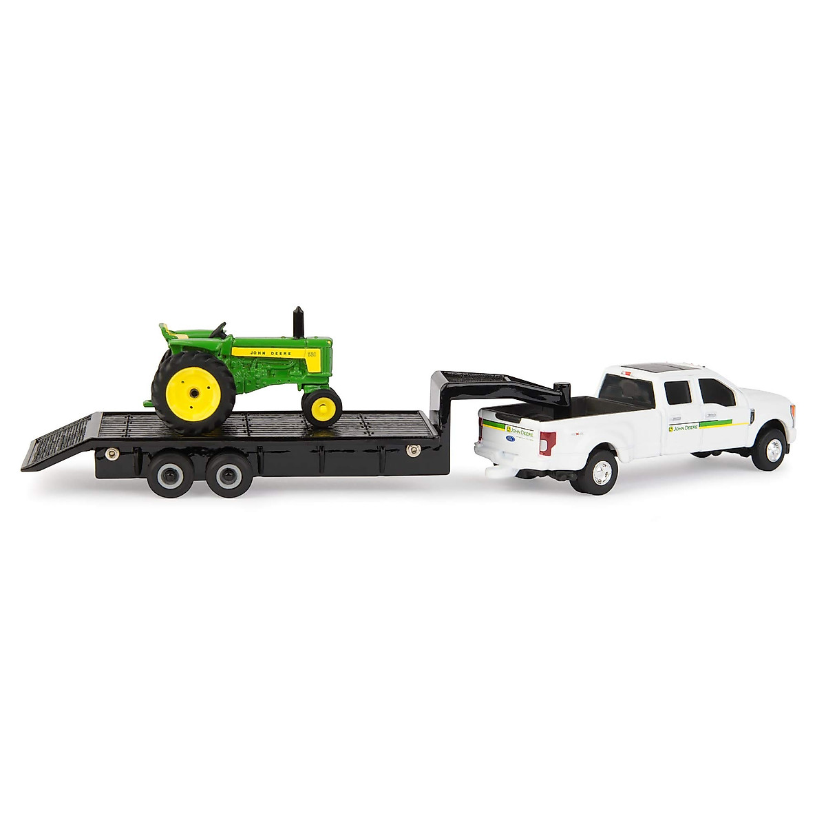 ERTL 1/64 John Deere 530 Tractor with Ford F-350 Dually with Gooseneck Trailer LP68816 45651