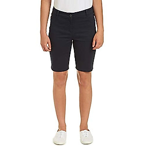 Nautica womens Uniform Stretch Bermuda Shorts, Navy, 13 US