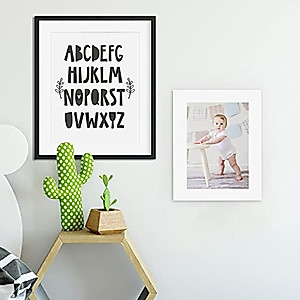 Somime 10-Pack White Uncut Picture Frame Backing Board,Acid Free 8x10 White Matte Picture Board for Photos