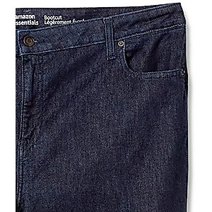 Amazon Essentials Women's Mid-Rise Slim Bootcut Jean, Rinsed, 14 Long